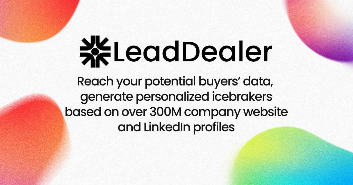 LeadDealer - Find leads for your business with AI